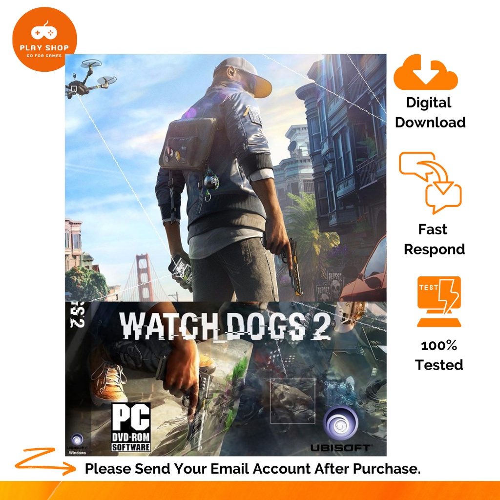 Watch Dogs 2 Offline PC Game 100% Pendrive installer 64GB | Shopee ...