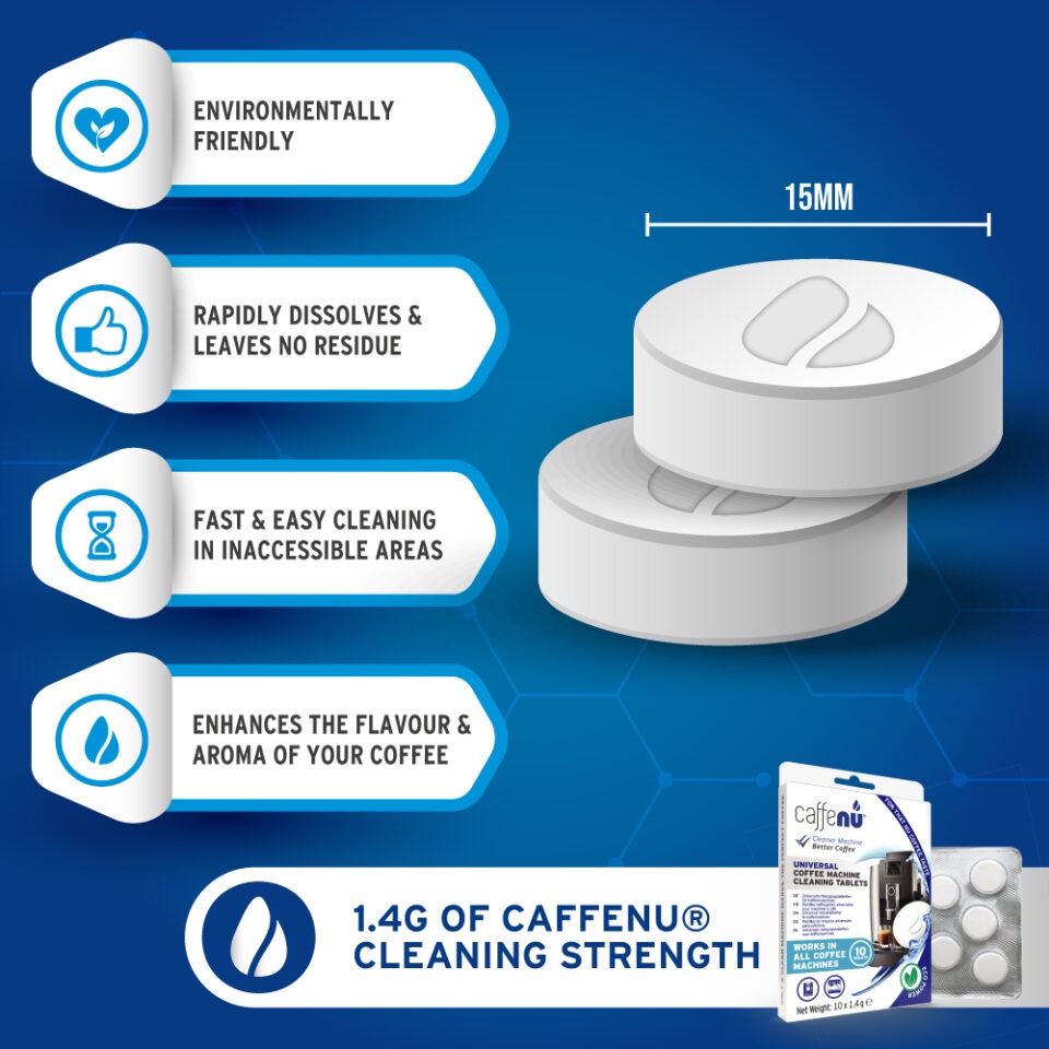 🌎 Caffenu Espresso Coffee Machine Cleaning Tablet Breville Jura ...
