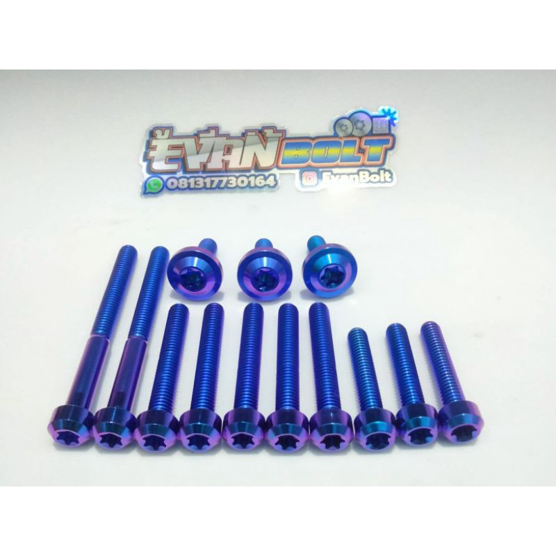 baut titanium set cvt vario 125,150 old new (warna req boleh) | Shopee ...