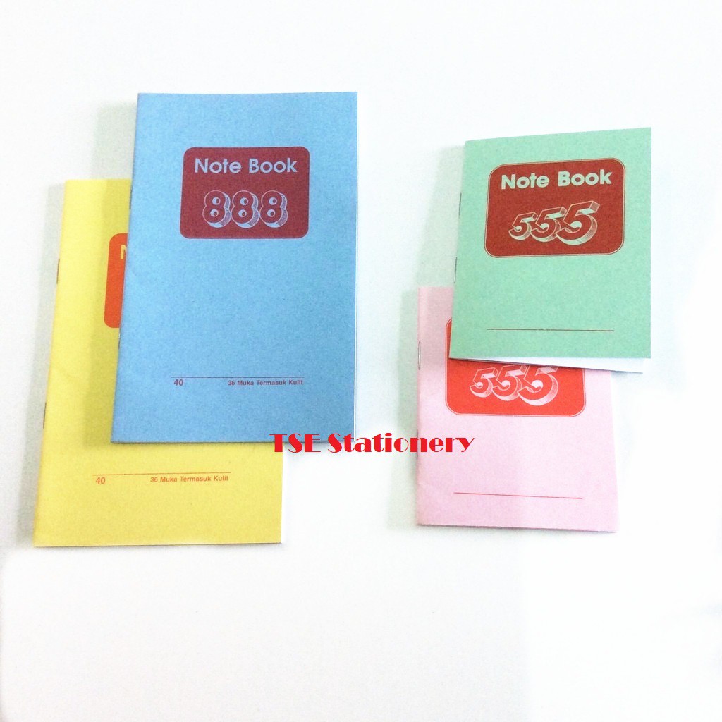 Note Book 555/Note Book 888 Notebook Booklet | Shopee Singapore