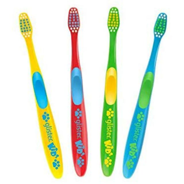 GLISTER Kids Toothbrush (4/pk) | Shopee Singapore