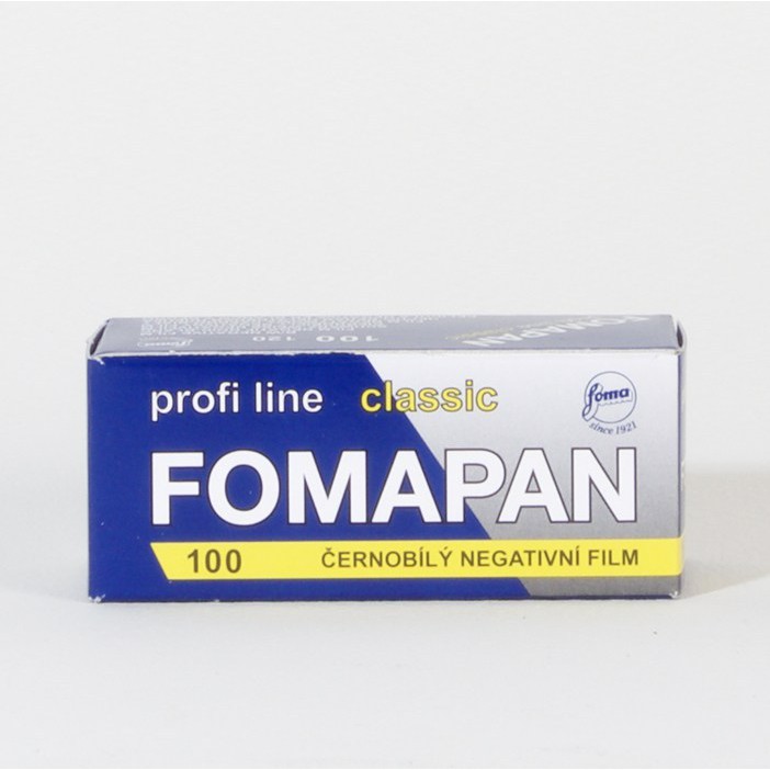 Foma Fomapan 100 Classic Black and White Negative Film (120 Roll Film ...