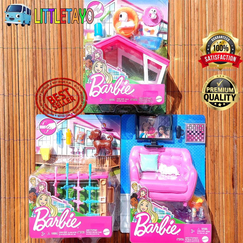 Acc Home BARBIE FURNITURE SOFA LIVING ROOM MINI FOOTBALL TABLE GAME ...