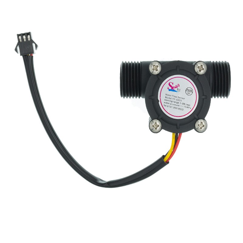 YF-S201 Water Flow Sensor Flowmeter Hall Flow Sensor Water Control 1 ...