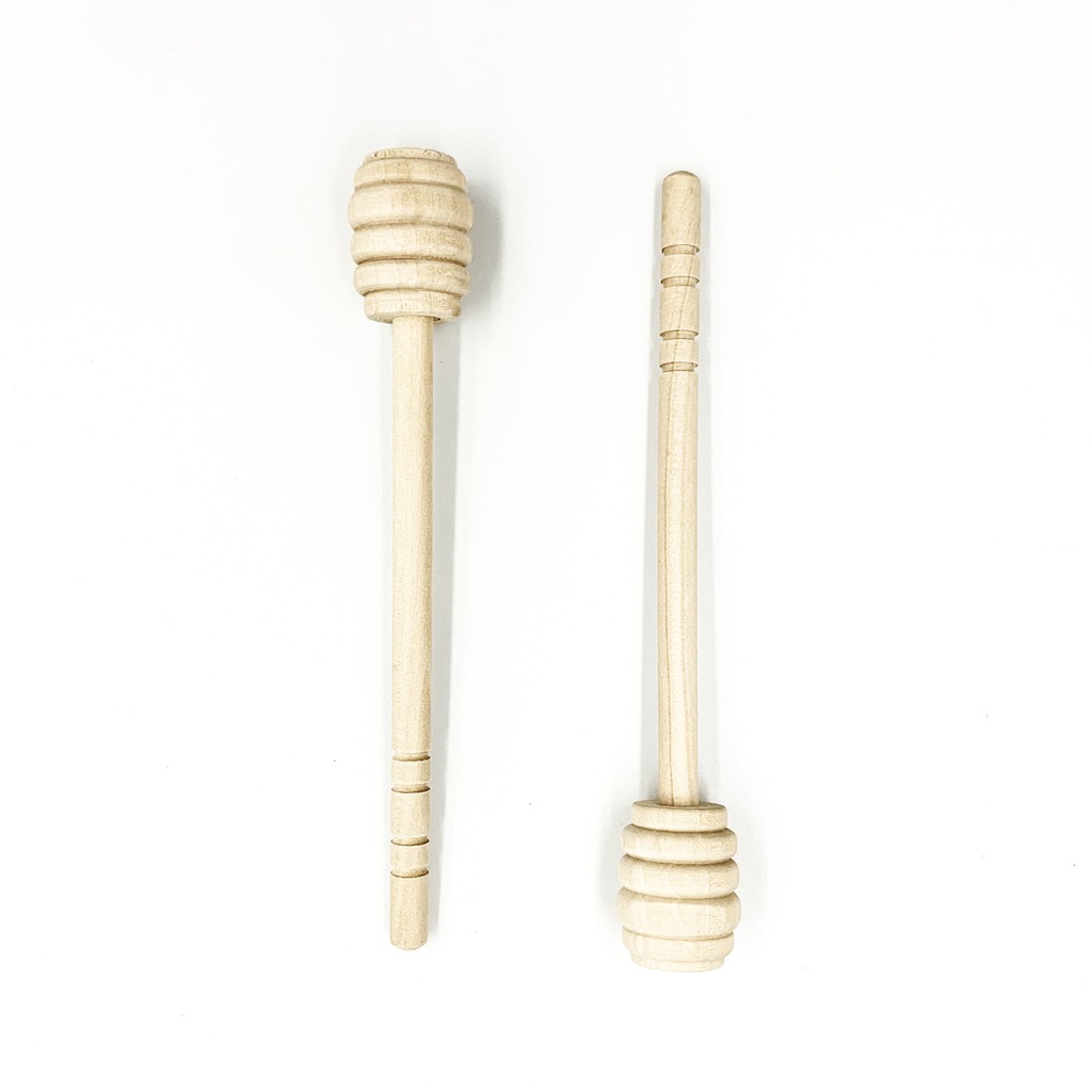 3pcs Wooden Honey Spoon Mixing Stick | Shopee Singapore