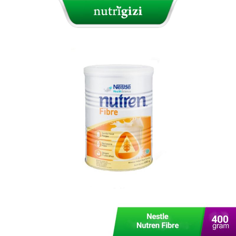 Nutrigizi | Nestle Nutren Fiber 400gram High Fiber/Fiber & High Protein ...