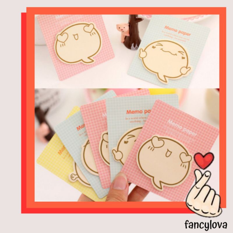 Sticky Notes Emoticon Emoji Emoticon/Cute Memo Pad/Fancylova Note Paper ...
