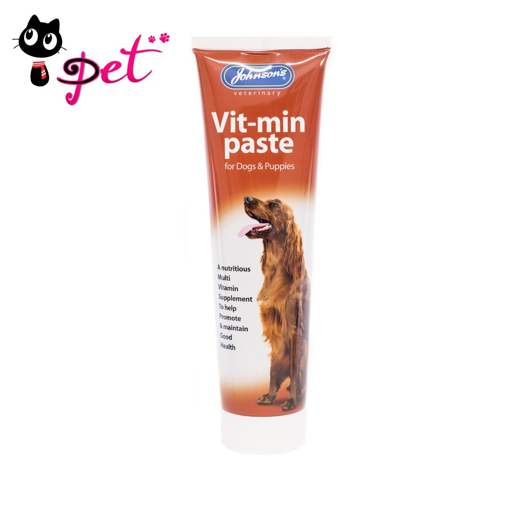 Johnson’s Vit-Min Vitamin Paste for Dogs & Puppies Multivitamins (100G ...