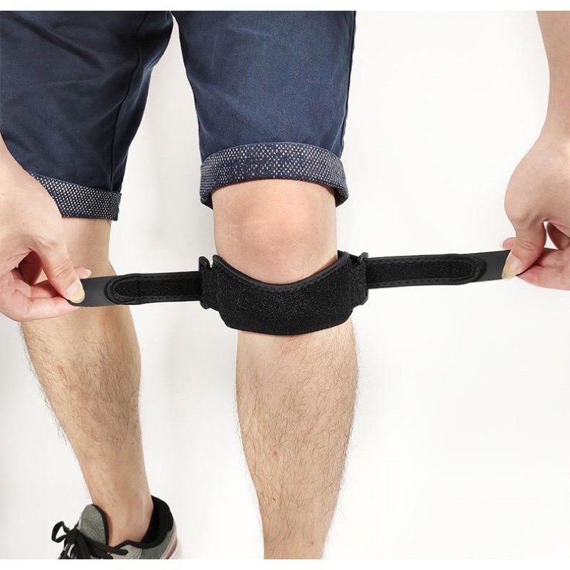 Patella Knee Single Strap Adjustable Patellar Tendon Support Band Pain ...