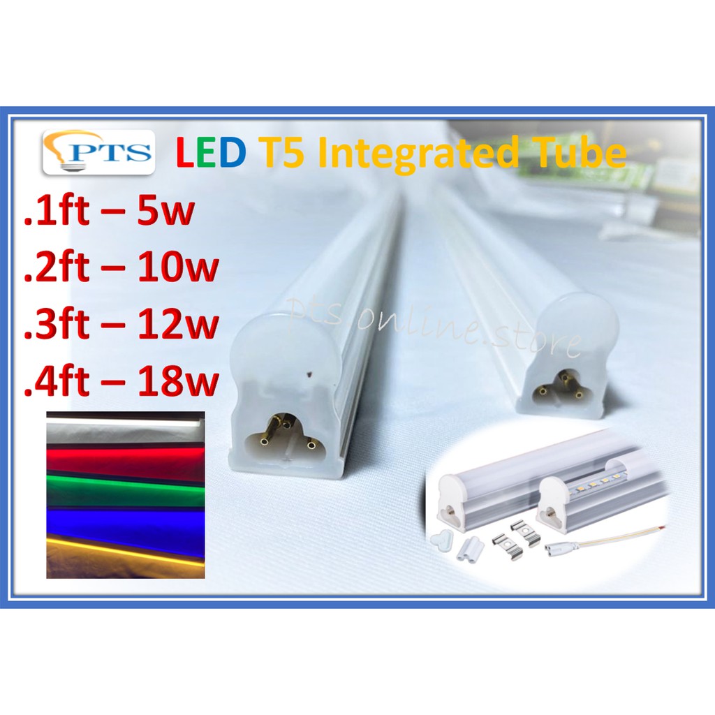 T5 LED Integrated Tube LIGHT COLOR - 1 Feet / 2 Feet / 3 Feet / 4 Feet ...