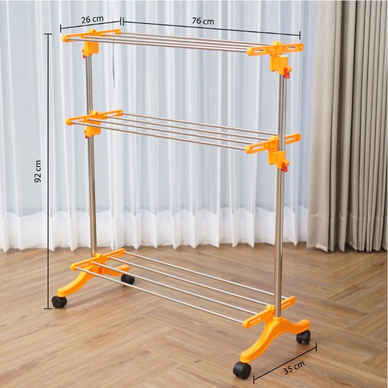 Clothesline Stacking 3/multifunctional Clothesline Rack/steenlees ...