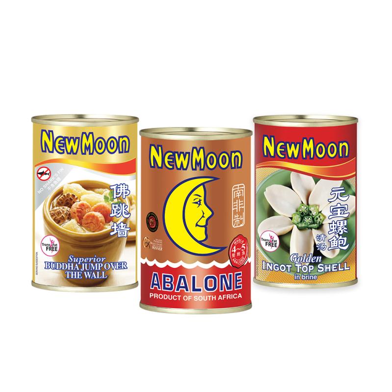 Bundle of 3 - New Moon South Africa Abalone Set | Shopee Singapore