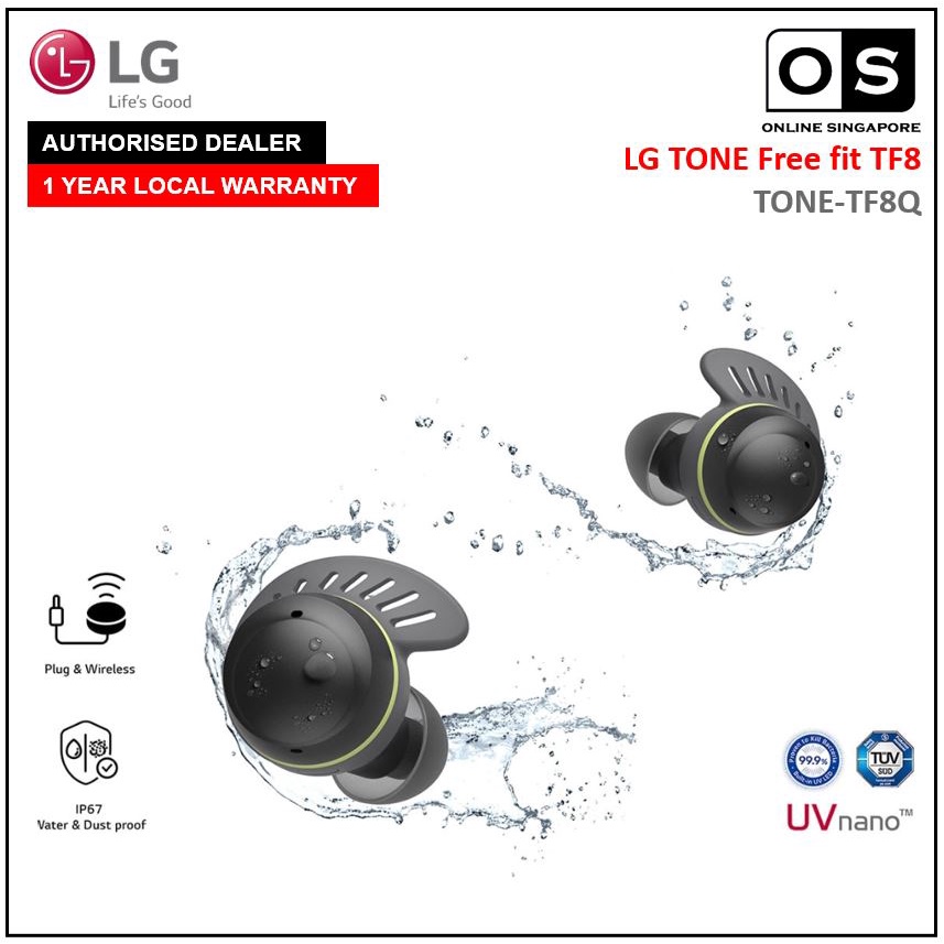 Online Singapore - LG Tone Free Fit TF8 Plug And Wireless Active Noise ...