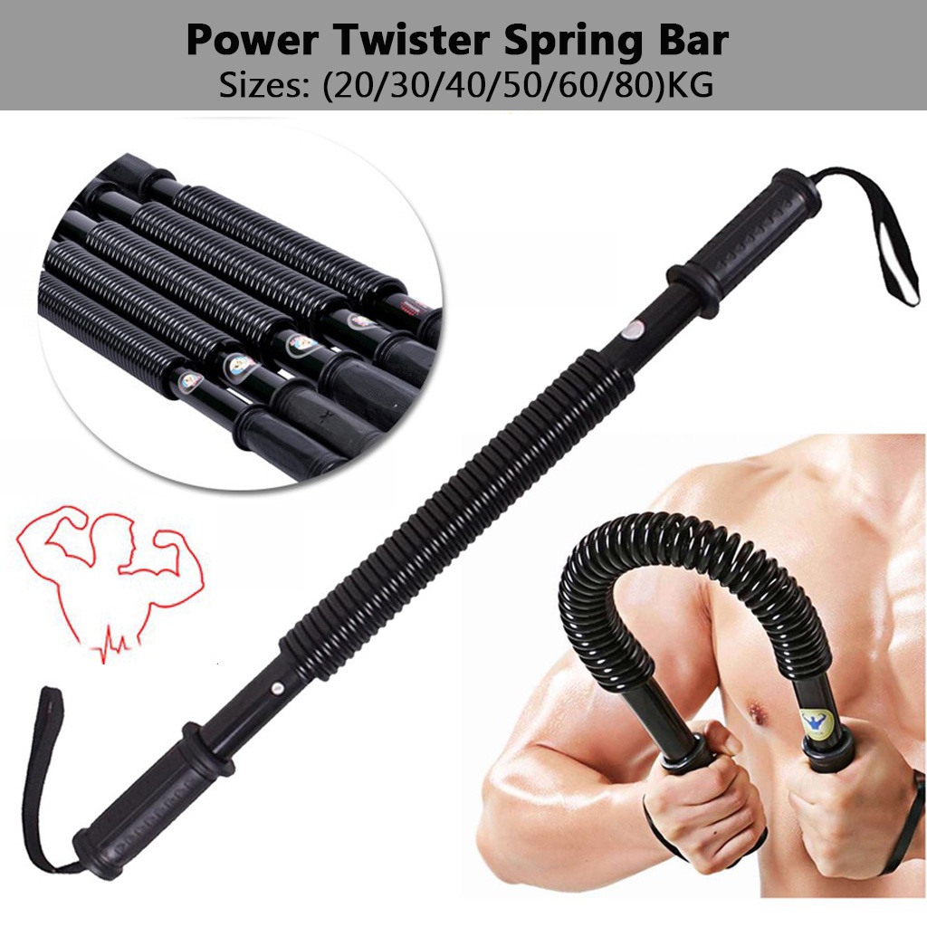 3H Chest & Arm Training Equipment | Power Twister Bar | Spring ...