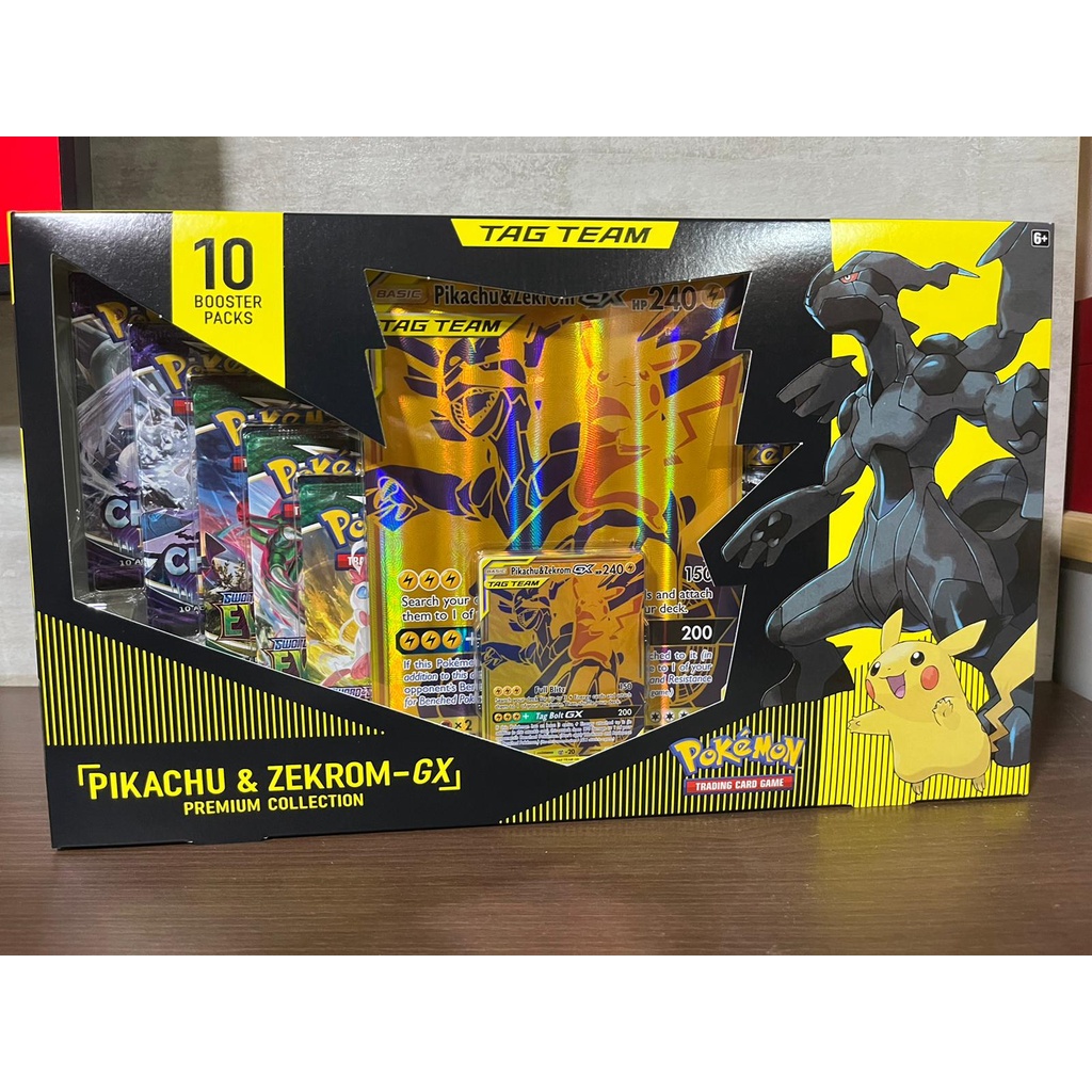 Pokémon TCG: Pikachu & Zekrom-GX Premium Collection | Shopee Singapore