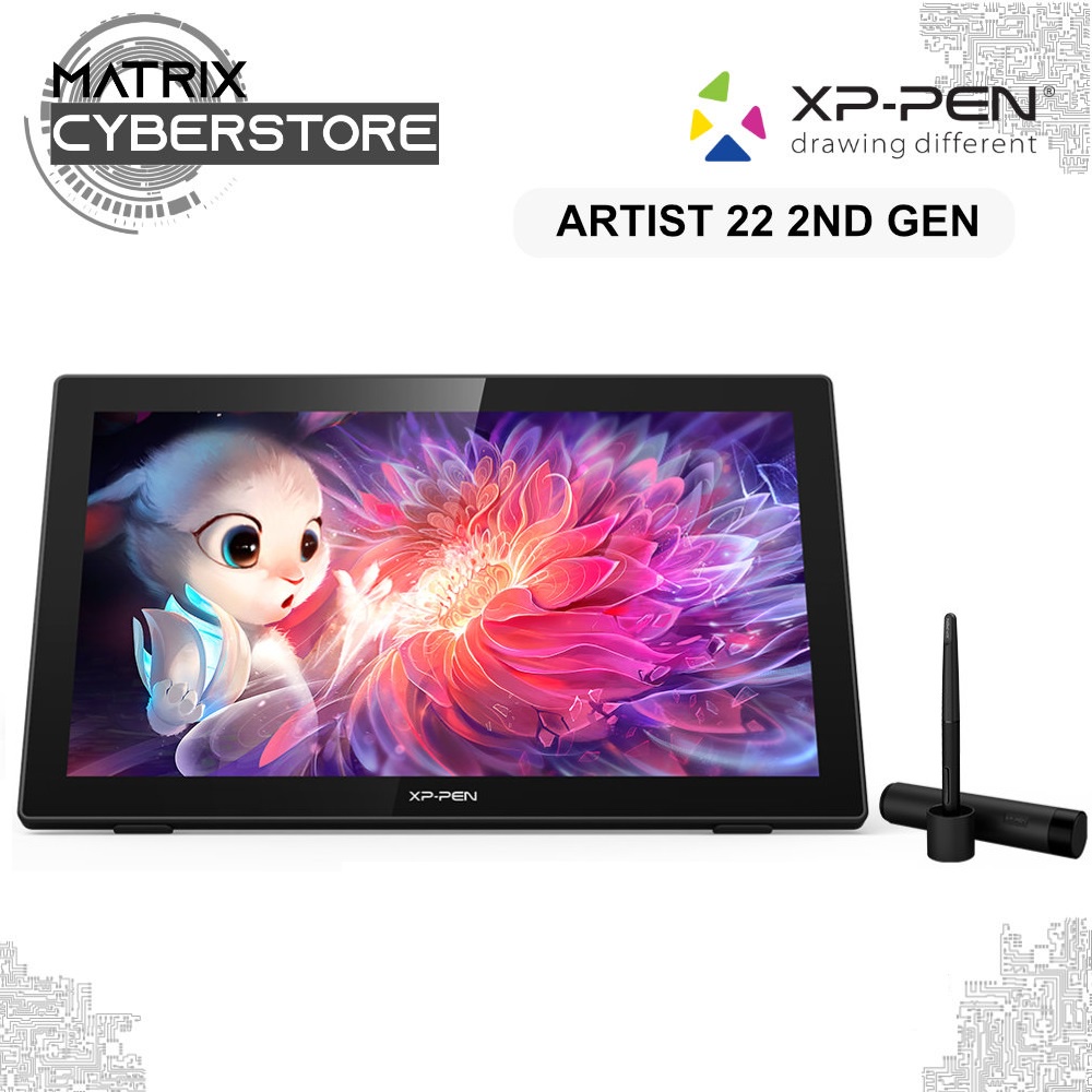 XP-PEN ARTIST 22 2nd Gen Drawing Display Tablet - 21.5", USB-C, 1080p ...