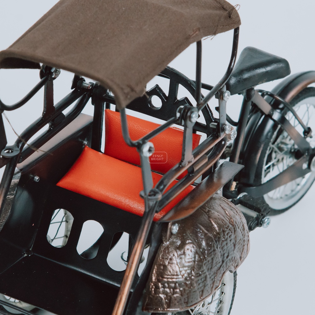 Jogja Rickshaw | Room Decoration | Office Display | Miniature rickshaw ...