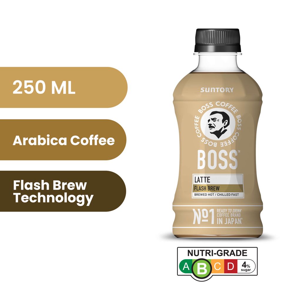 BOSS Coffee Latte Ready to Drink Coffee 250ML | Shopee Singapore