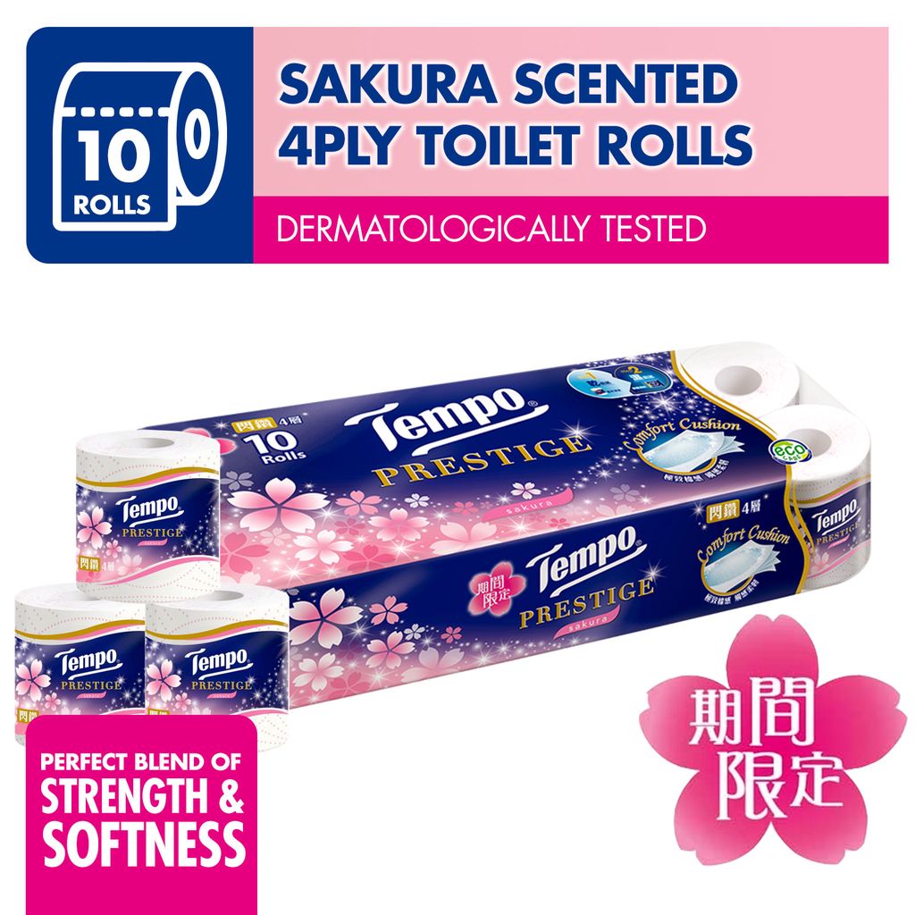 TEMPO Sakura Scented Tissue | Shopee Singapore
