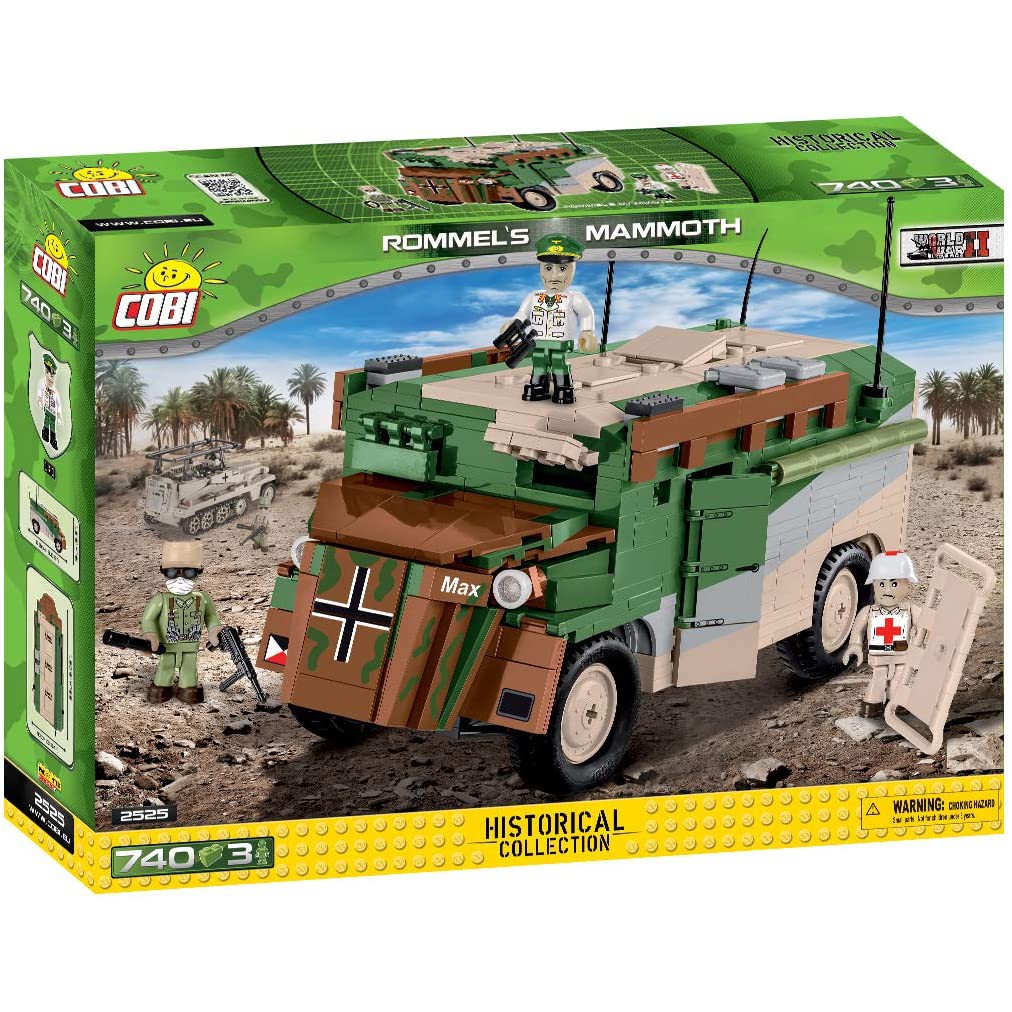 COBI Historical Collection Rommel's Mammoth Armoured Command Vehicle ...