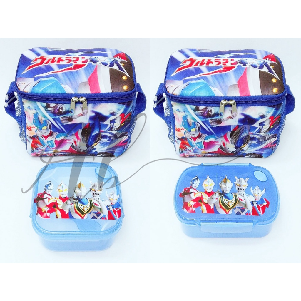 Angel Baby Kids Ultraman Lunch Bag Lunch Box Set | Shopee Singapore