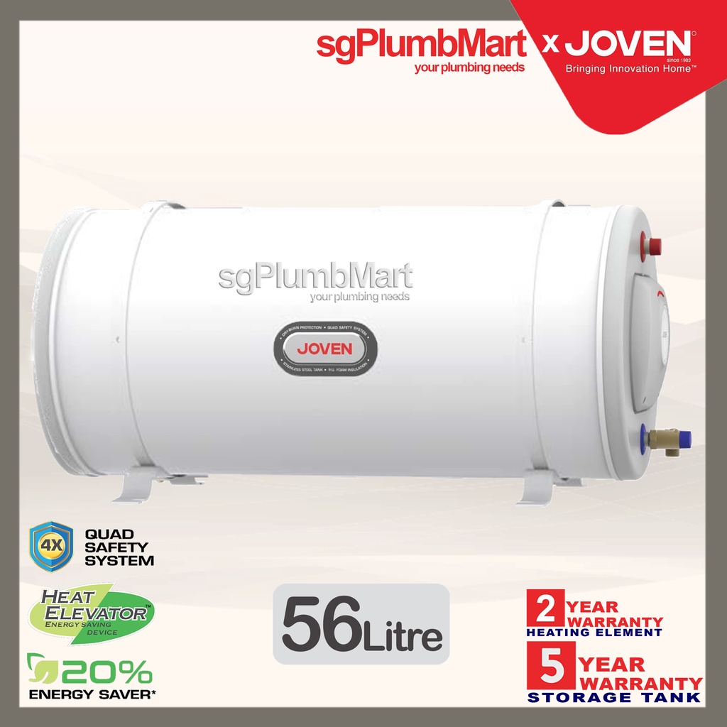 Joven x sgPlumbMart JSH56 Storage Water Heater JH56HE (Heat Elevator ...