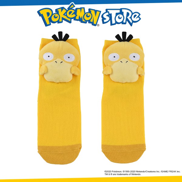 Pokémon Center Original Mascot Mid-Length Socks Psyduck 23-25cm ...
