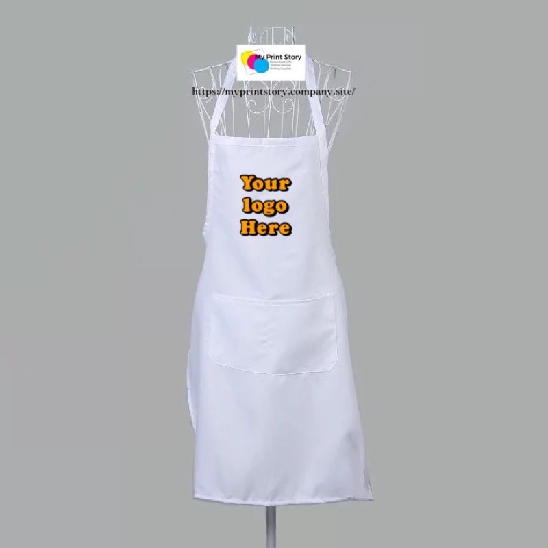 📍LOCAL SELLER📍SUBLIMATION COATED APRON (BLANK/PLAIN/NO PRINT) | Shopee ...