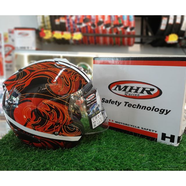 HELMET MHR RAM 3 RIPTIDE RED ( OF518 ) | Shopee Singapore