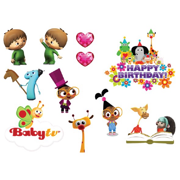 BABY TV Cake Topper Cupcake Topper Kek Topper | Shopee Singapore
