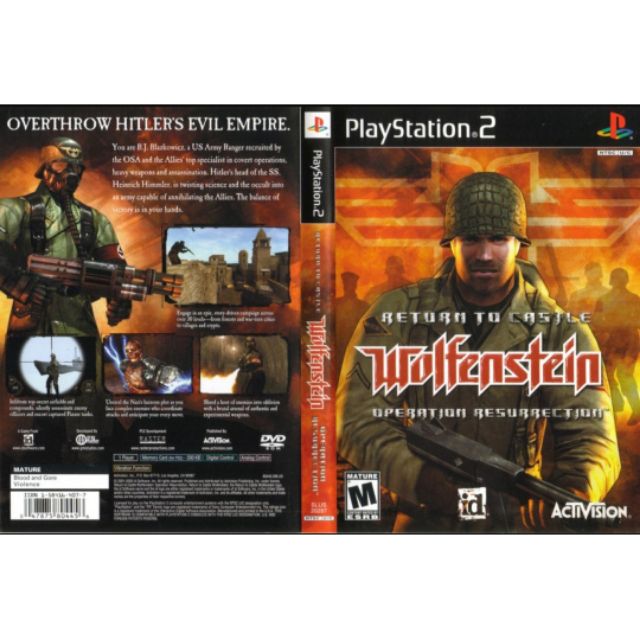 PS2 GAME COLLECTION (Return to the Castle:Wolfenstein) | Shopee Singapore