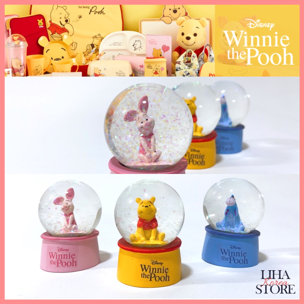 Disney Winnie the Pooh Waterball Snowball Winnie the Pooh Figurines ...