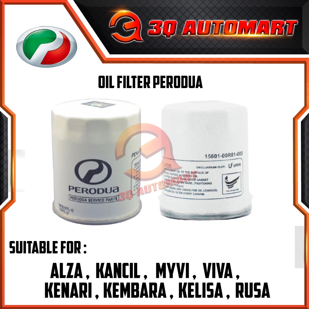 OIL FILTER PERODUA MYVI KANCIL KENARI KELISA ALZA VIVA MYVI KEMBARA ...