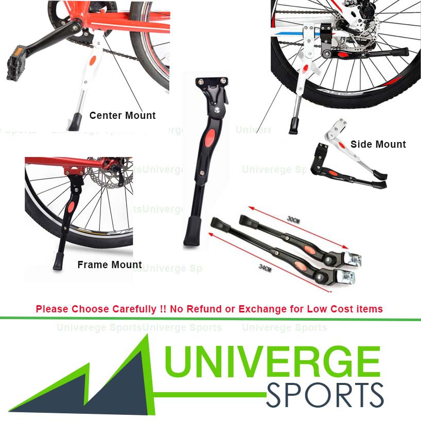 Adjustable Bicycle side center Kick Stand | Shopee Singapore