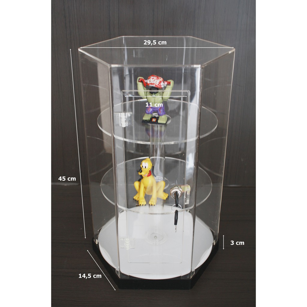 Rotating 6-sided Acrylic display/ Acrylic lego display/ 6s cupboard ...