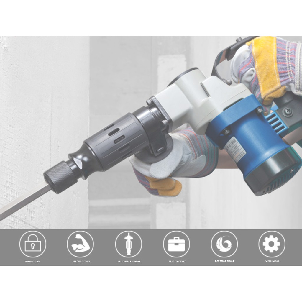 {SG In-Stock}900W Electric Demolition Hammer Impact Draft Demolition ...