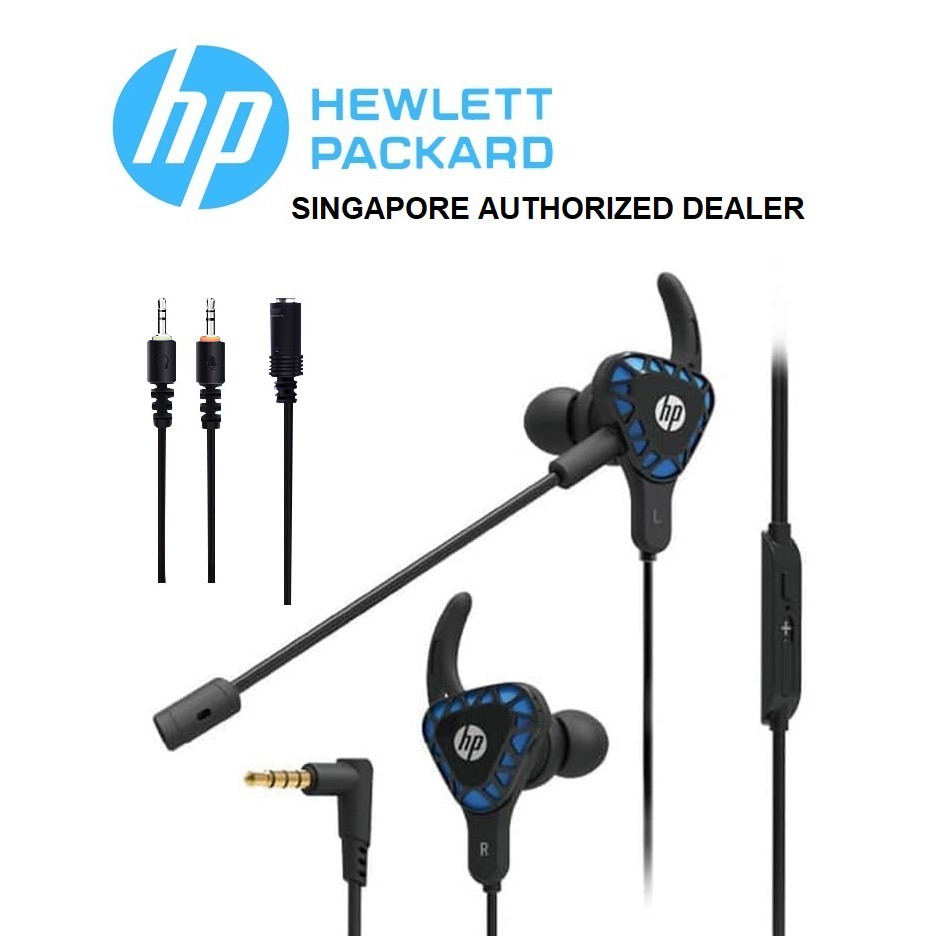 [AIM REOSURCES] HP Headphone with Mic (H150) | Shopee Singapore