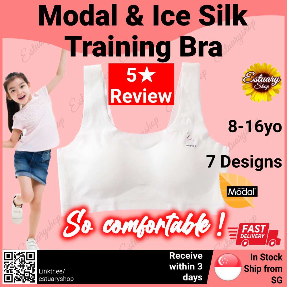 [SG Seller] Modal Material Girls Bra Like Kissy Teenage Training ...