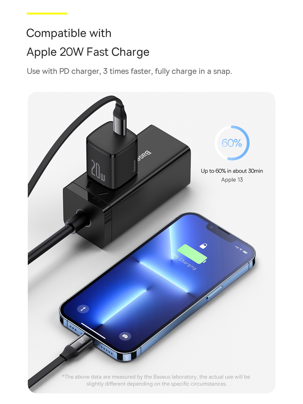 Baseus Retractable 100W 3 IN 1 USB Charge Cable For i14 Samsung Xiaomi ...