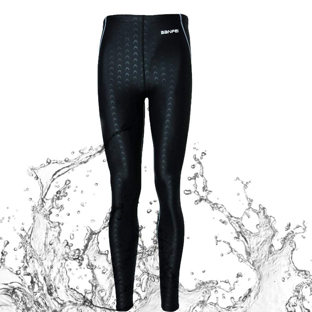 Plus Size M-4XL Unisex Rash Guard Pants Long Swim Leggings UV Protective Basic Pants Men ...