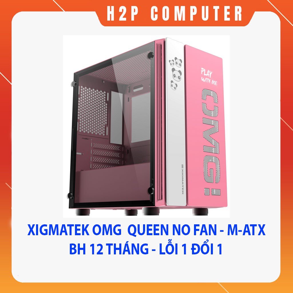 Case Xigmatek OMG QUEEN Gaming M-ATX New - Genuine Mai Hoang - | Shopee ...