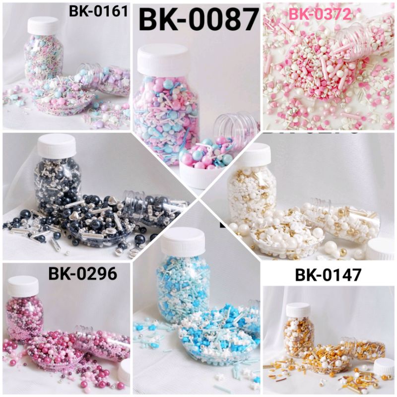Sprinkle Trimit Sugar/Edible Sprinkle Elegant/Cake Decoration/Mix ...
