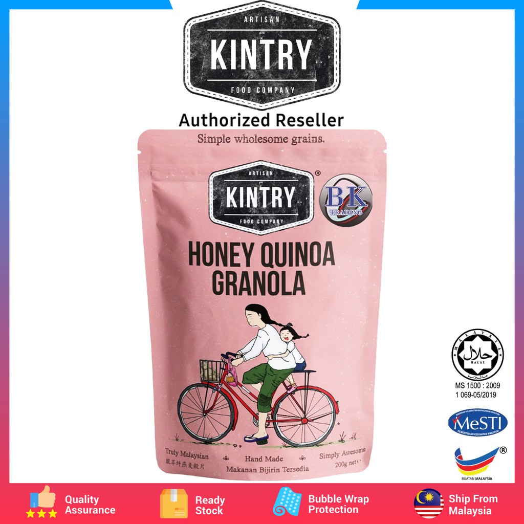 Kintry Honey Quinoa Granola 60g / 200g | Shopee Singapore