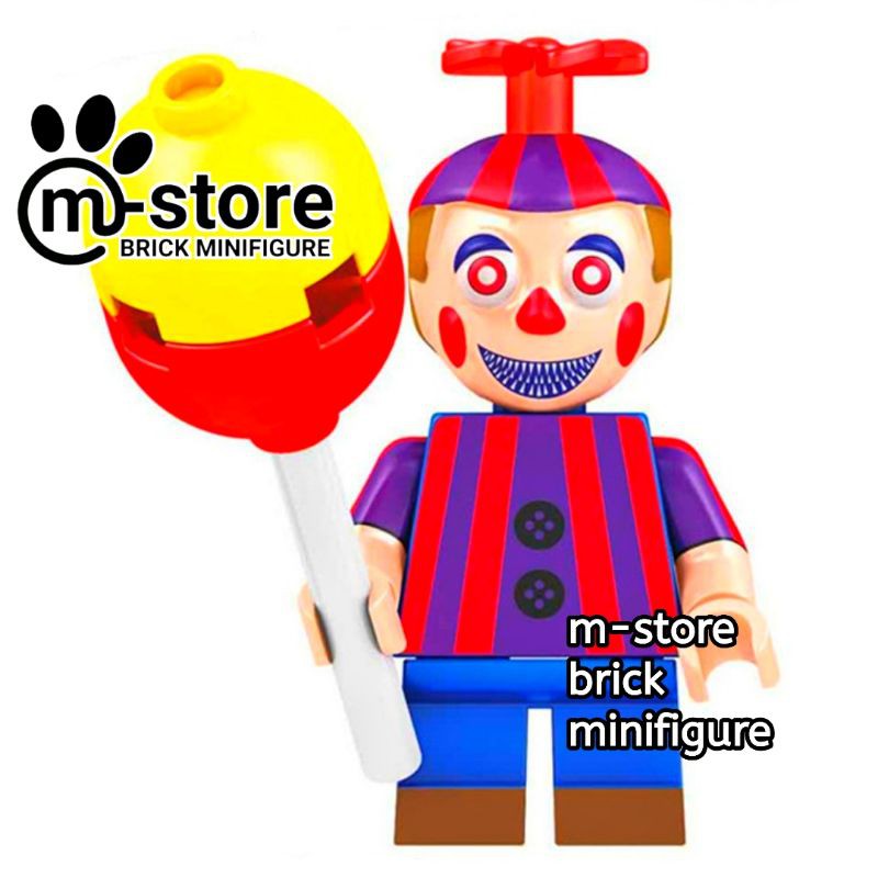 Brick five nights at freddy's fnaf balloonboy balloon boy mini toy ...