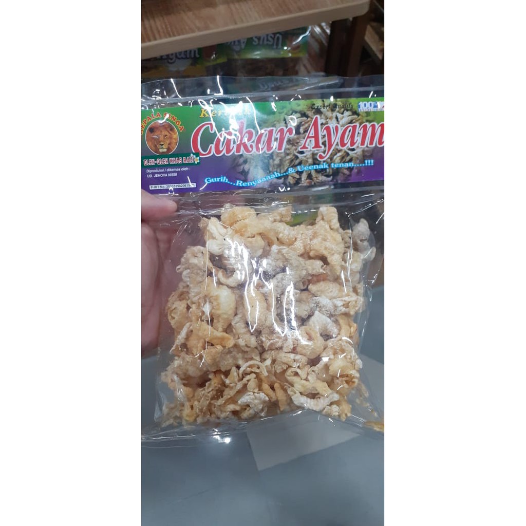 Chicken CLAP CHIPS 150GR LION HEAD CAP BY KHAS BALI | Shopee Singapore
