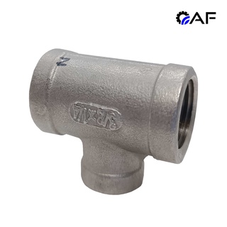 Stainless Steel SS316 Reducing Tee Fitting 1/8” to 2” BSPT Female ...