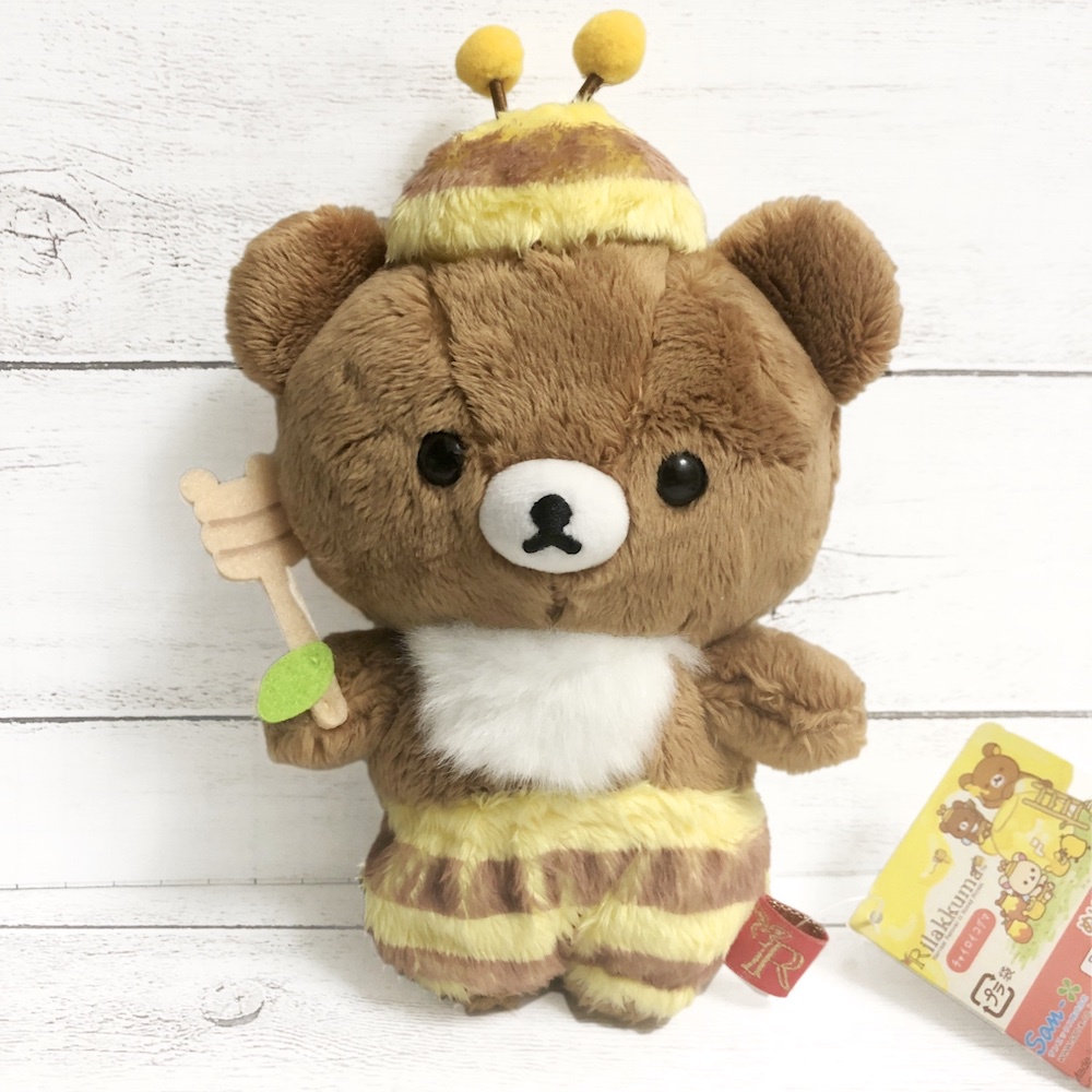 SAN-X Rilakkuma Chairoikoguma Brown Bear Cub Korilakkuma' Friend Small ...