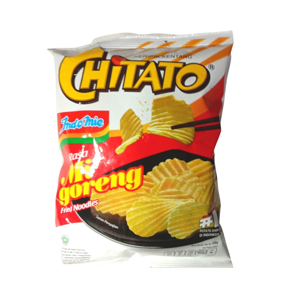 Chitato 68gr Potato Chips Potato Snack Flavor Fried Noodles Indomie ...