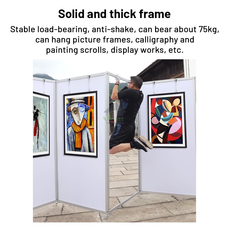 partition divider Folding exhibition board calligraphy and painting ...