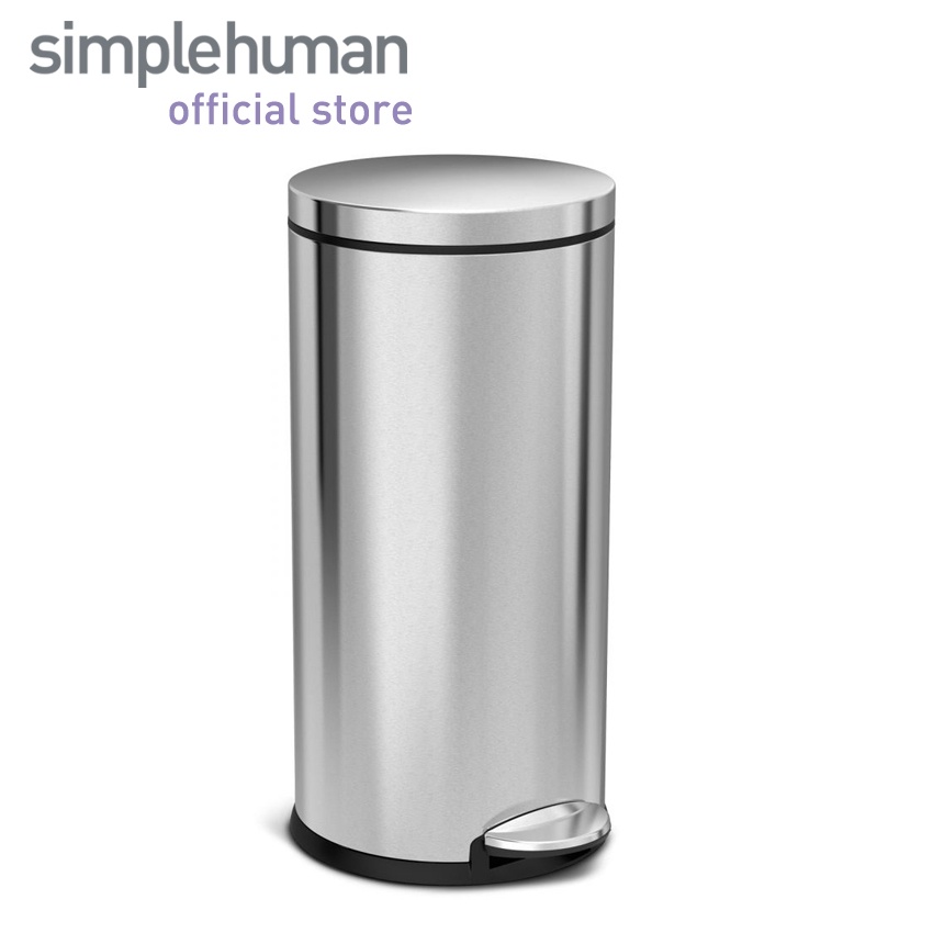 simplehuman 30L Round Step Trash Bin | Shopee Singapore